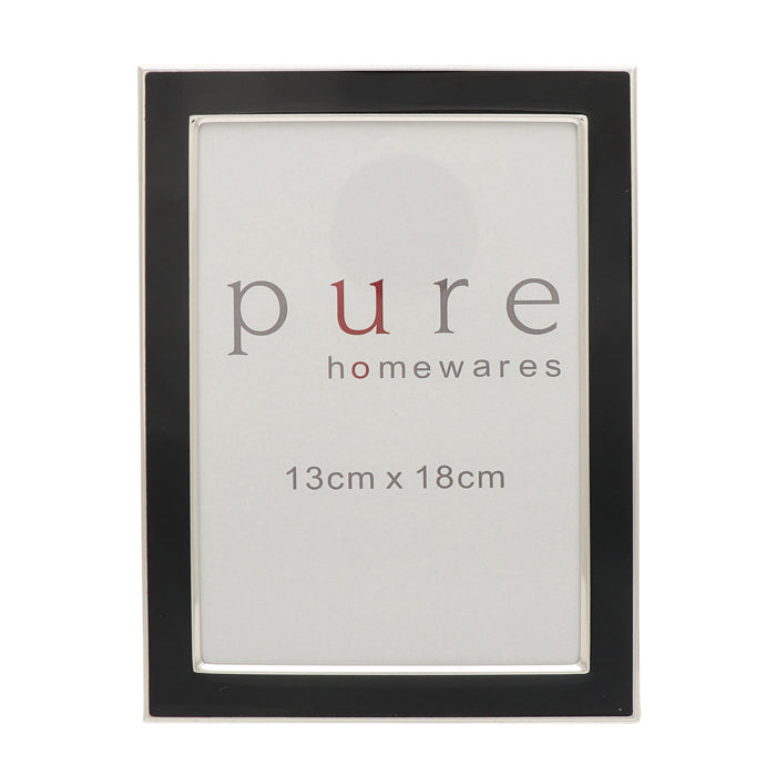 CASTRAN BLACK SILVER FRAME 18X13 LGE – Deja vu Interiors