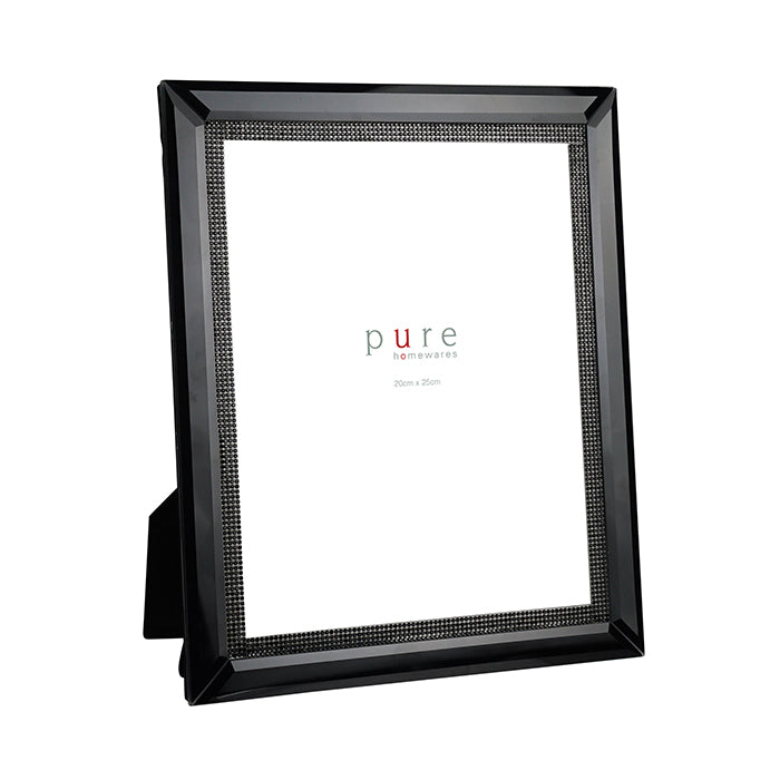 BLAKE BLACK GLASS RECT FRAME LGE – Deja vu Interiors